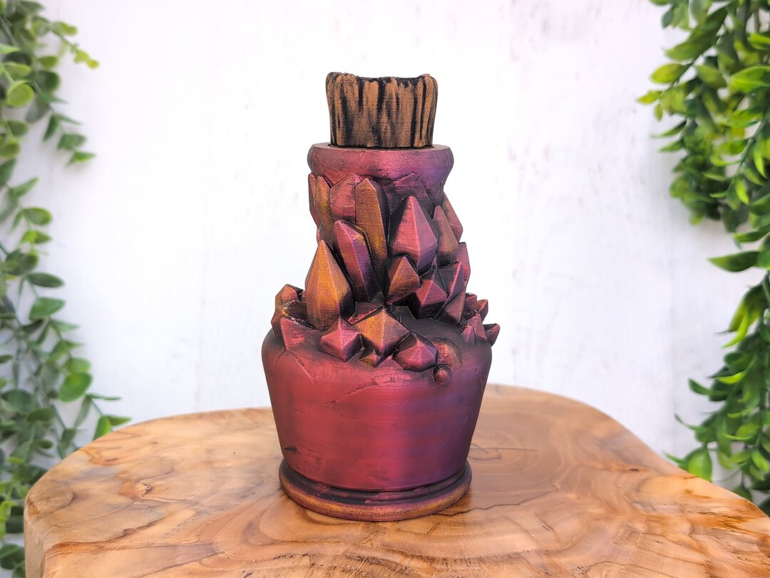 Crystal Potion Bottle Container, Secret Storage Dice Box, Colorshift ...