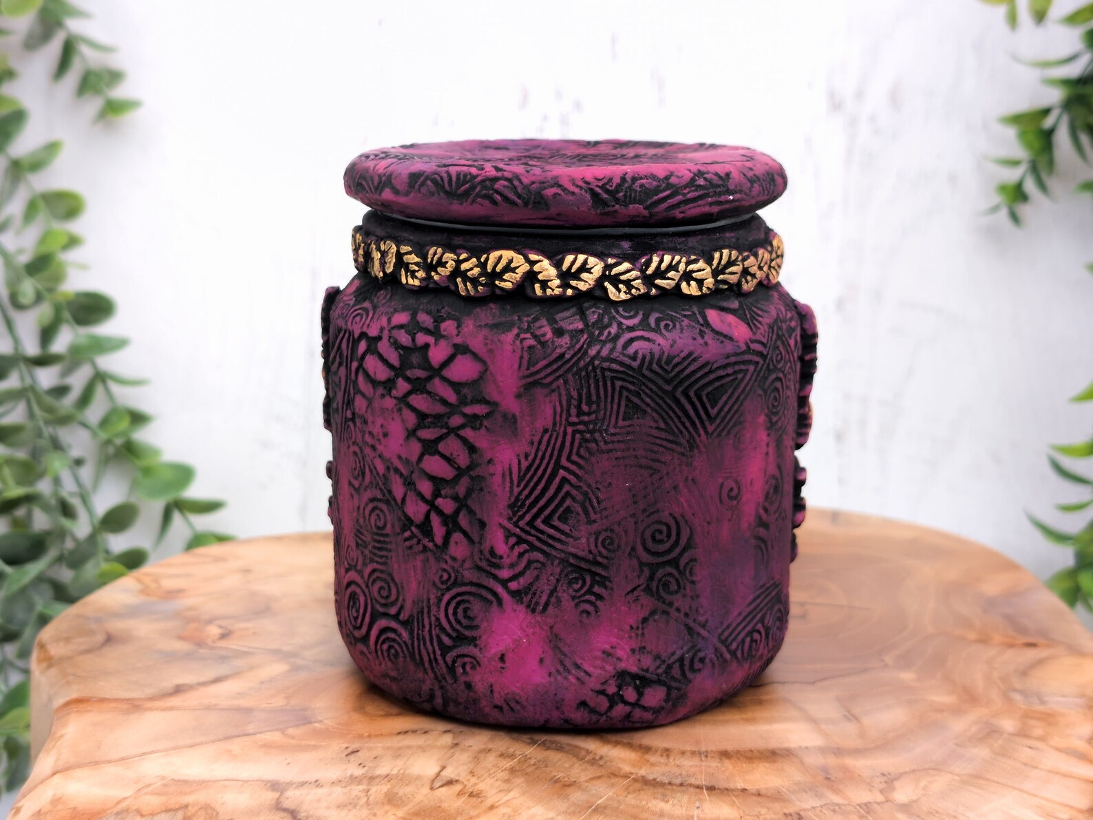 Deathshead Moth Apothecary Jar Potion Bottle / Gothic Home Decor Wiccan ...