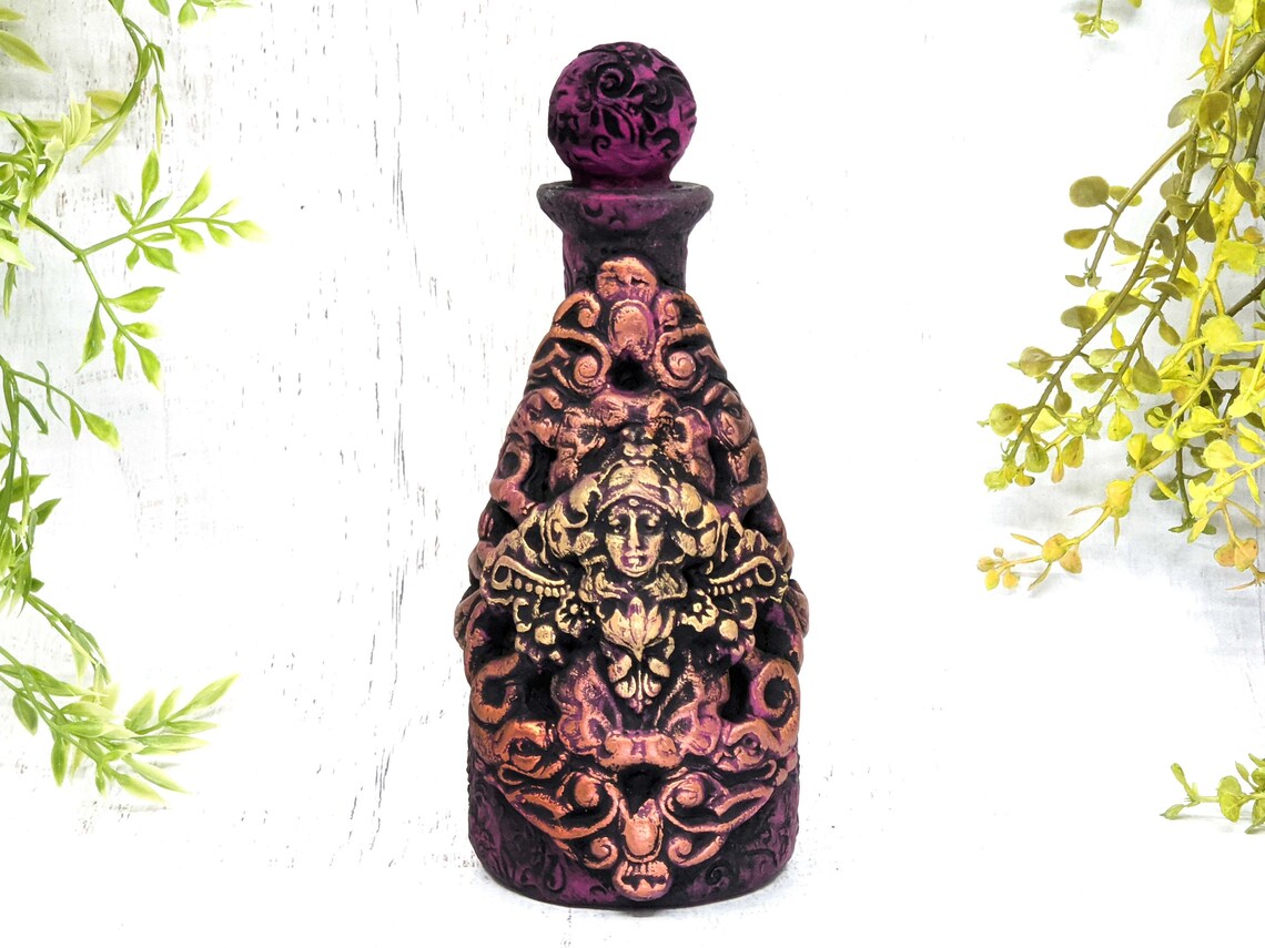 Goddess Apothecary Jar Potion Bottle Divine Feminine Pagan - Etsy