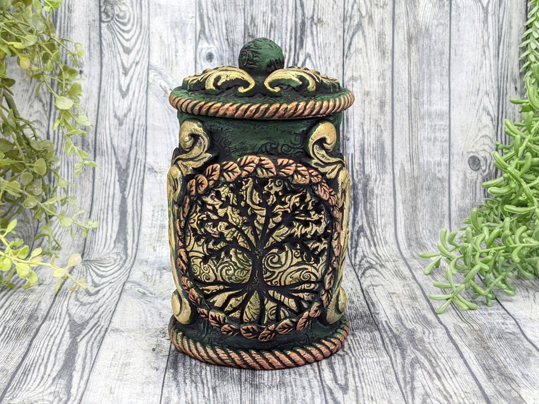 World Tree of Life Apothecary Jar Potion Bottle / Yggdrasil Norse ...
