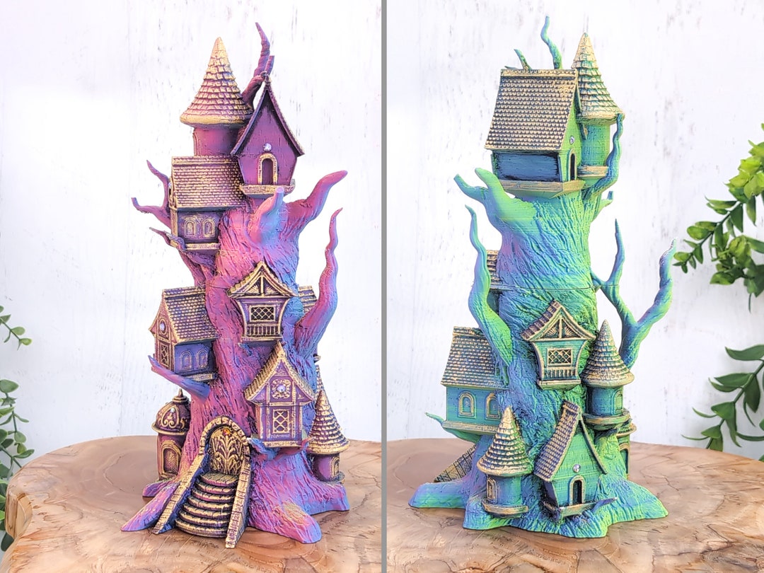 Pixie Tower Container, Fairycore Fairy House Storage, Fantasy Fae ...