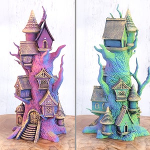 Pixie Tower Container, Fairycore Fairy House Storage, Fantasy Fae ...