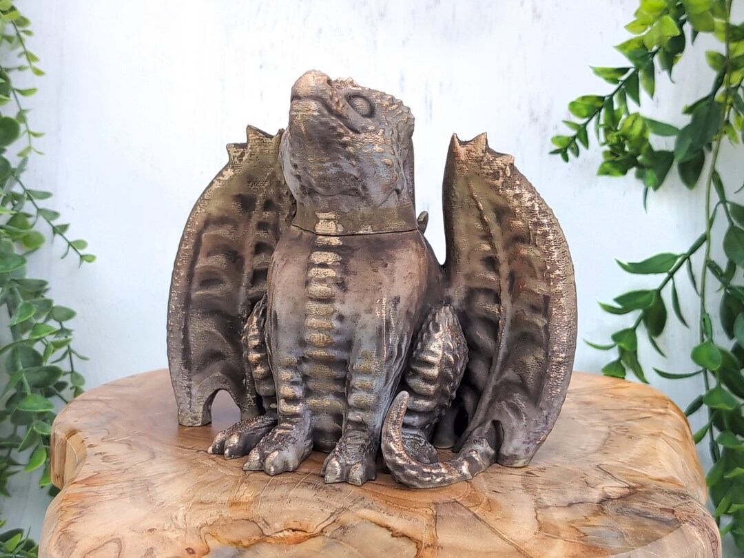 Dragon Container, Secret Storage Potion Bottle Dice Box, Stone Style ...