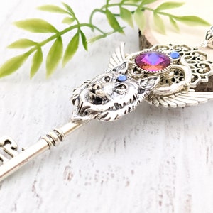 Skeleton Key Necklace "twilight Spirit" - Large Wolf Key to My Heart ...