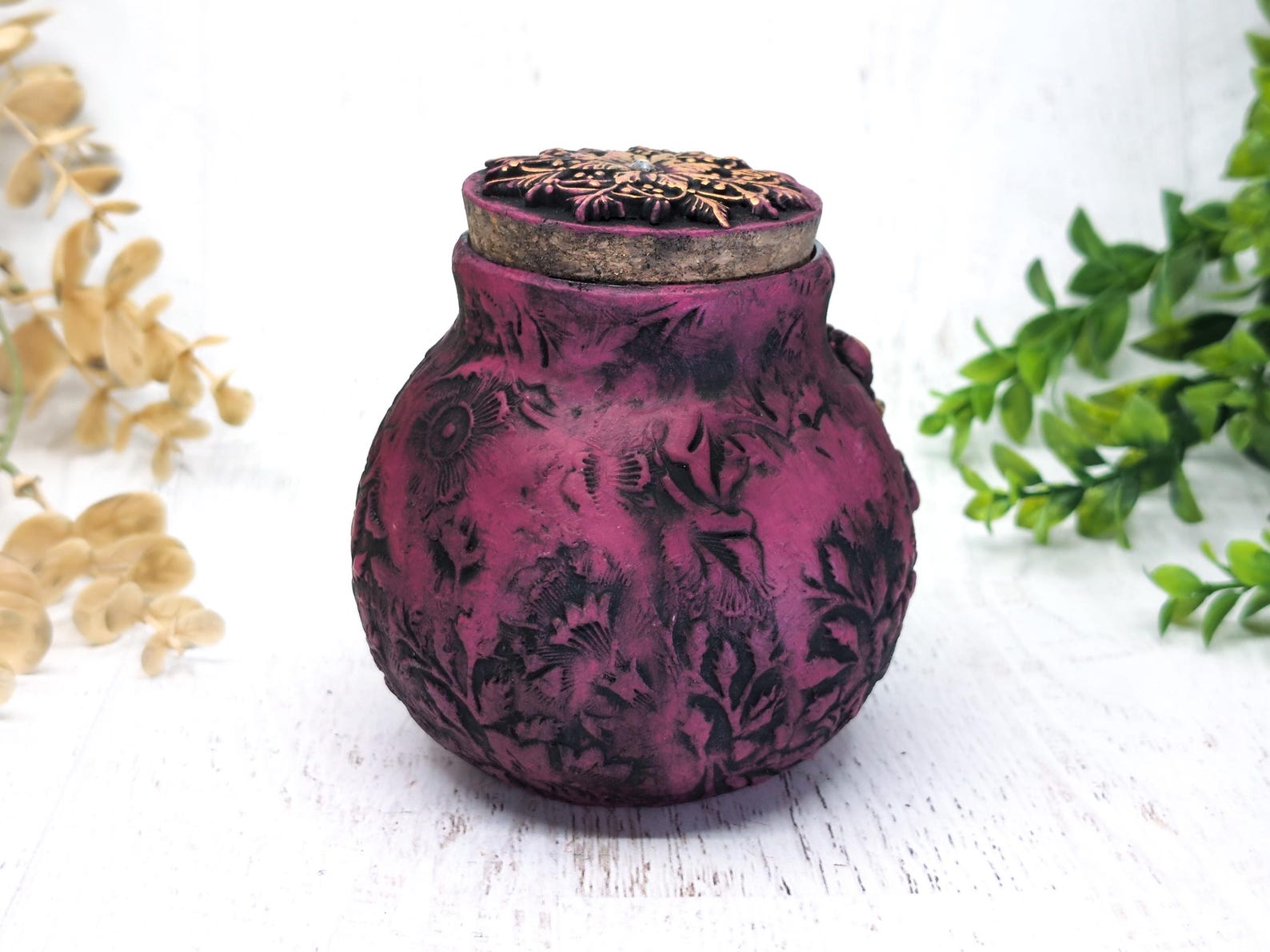 Pentacle Apothecary Jar Potion Bottle, Pentagram Wicca Sculpture ...