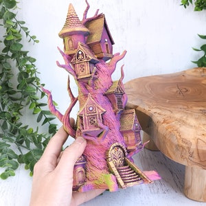 Pixie Tower Container, Fairycore Fairy House Storage, Fantasy Fae ...