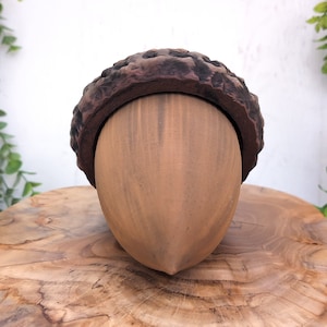 Giant Acorn Container, Secret Storage Trinket Jewelry Box, Woodland ...