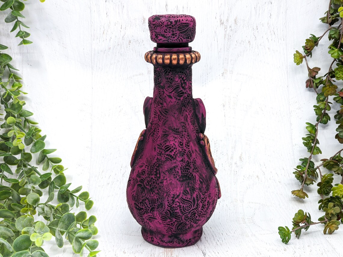 Wolf Apothecary Jar Fantasy Potion Bottle Dark Fairycore - Etsy