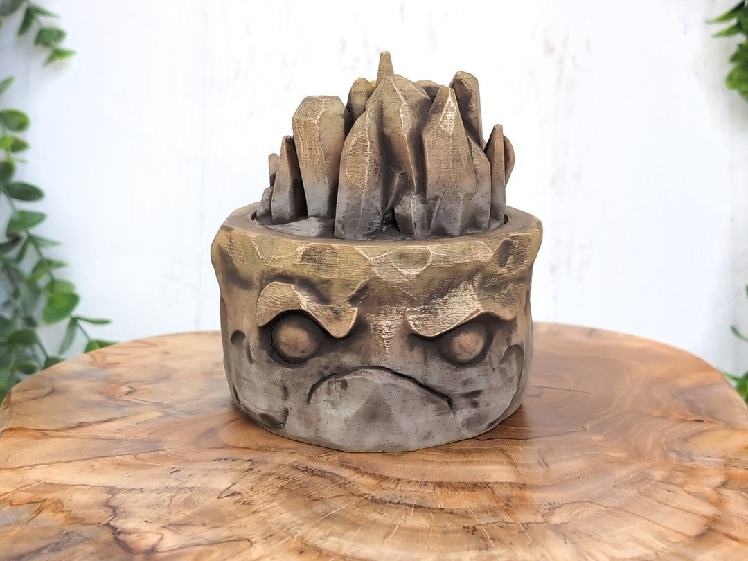 Golem Glum Container, Secret Storage Trinket Box, Stone-look Dice or ...