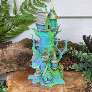 Pixie Tower Container, Fairycore Fairy House Storage, Fantasy Fae ...