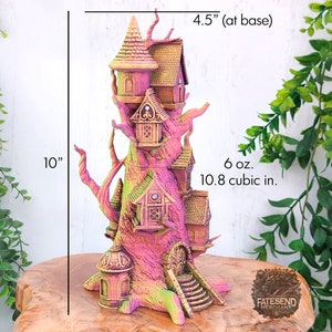 Pixie Tower Container, Fairycore Fairy House Storage, Fantasy Fae ...