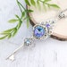 Skeleton Key Necklace fleur De Lune Ornate Lilac Key to My Heart ...