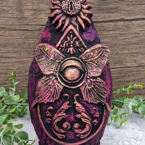 OOAK Planchette Apothecary Jar Oracle Witchy Decor Moth - Etsy
