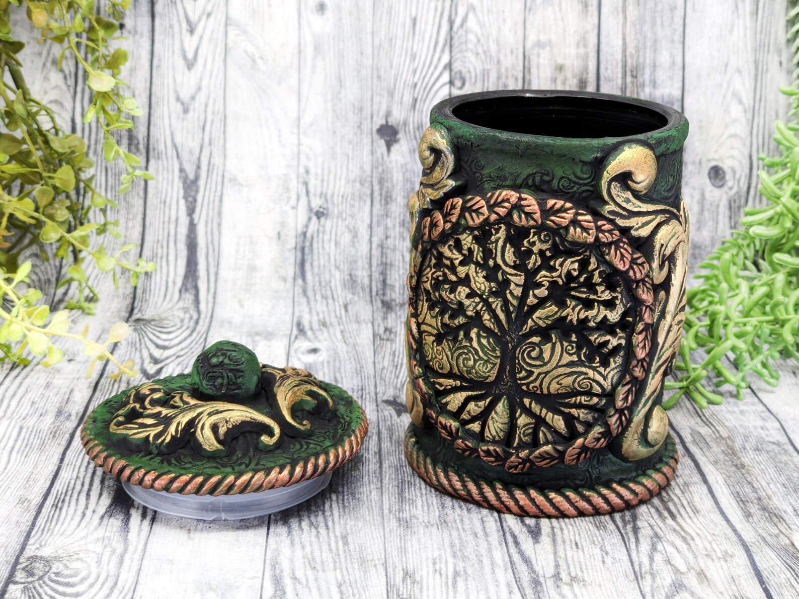 World Tree of Life Apothecary Jar Potion Bottle / Yggdrasil | Etsy