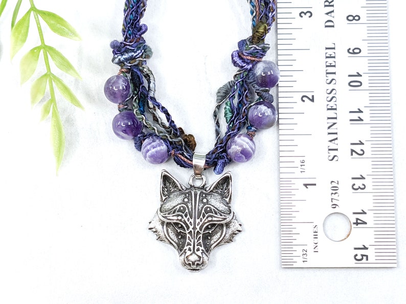 Totem Wolf Necklace Wiccan Jewelry Witchcraft Talisman Pagan - Etsy