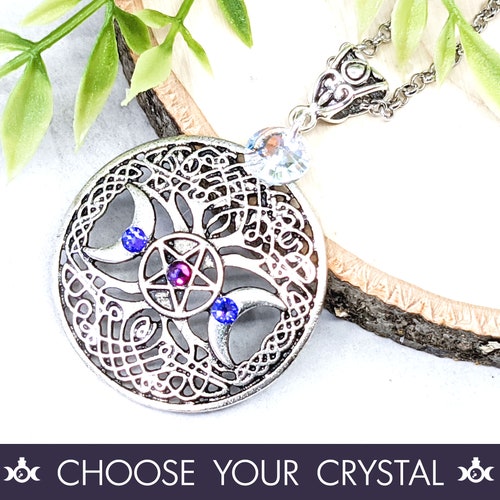 Pentacle Key Pendant / Wiccan Jewelry / Pagan Jewelry - Etsy