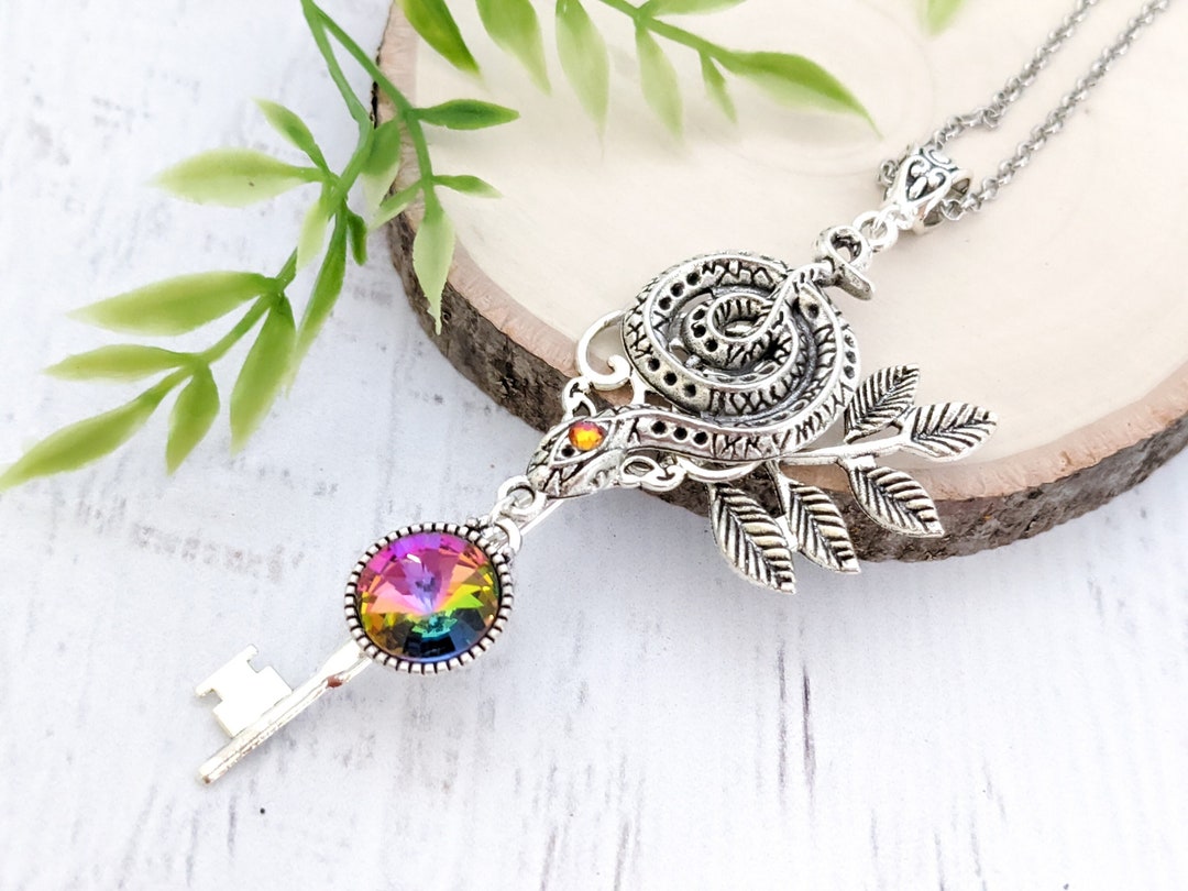 Skeleton Key Necklace "serpentine Prism" - Snake Key to My Heart ...