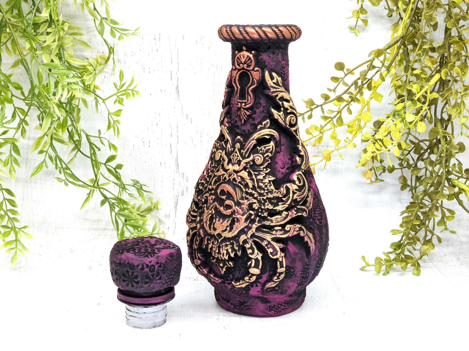 Cancer Apothecary Jar Potion Bottle Crab Zodiac Astrology - Etsy