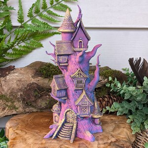 Pixie Tower Container, Fairycore Fairy House Storage, Fantasy Fae ...