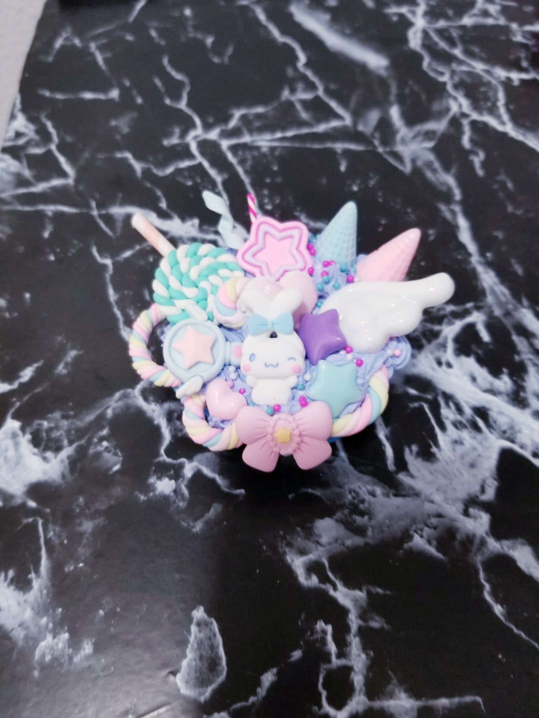 Cinnaroll Decoden Compact Comb and Mirror - Etsy