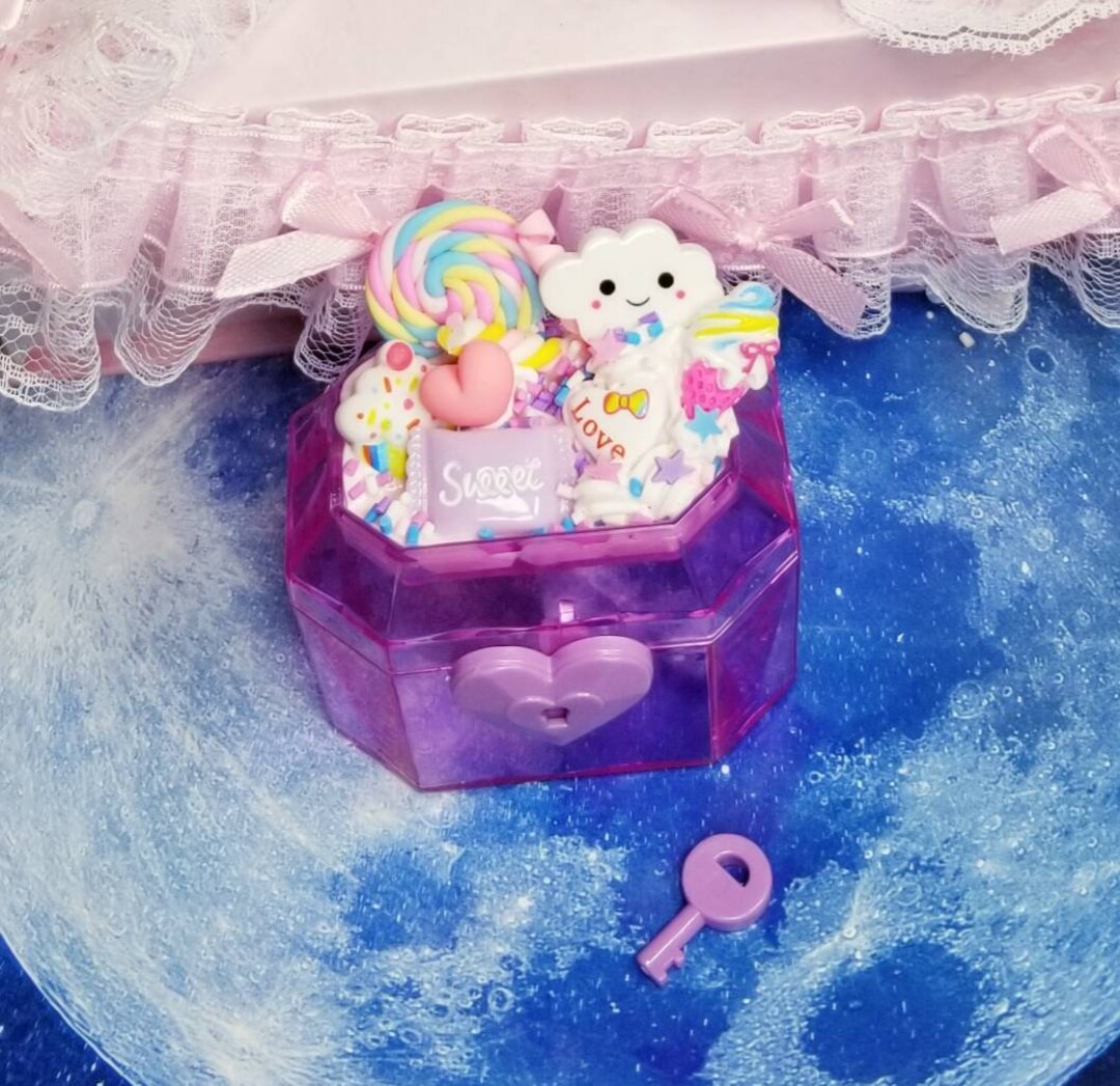 Pastel Decoden Mini Lock Box - Etsy
