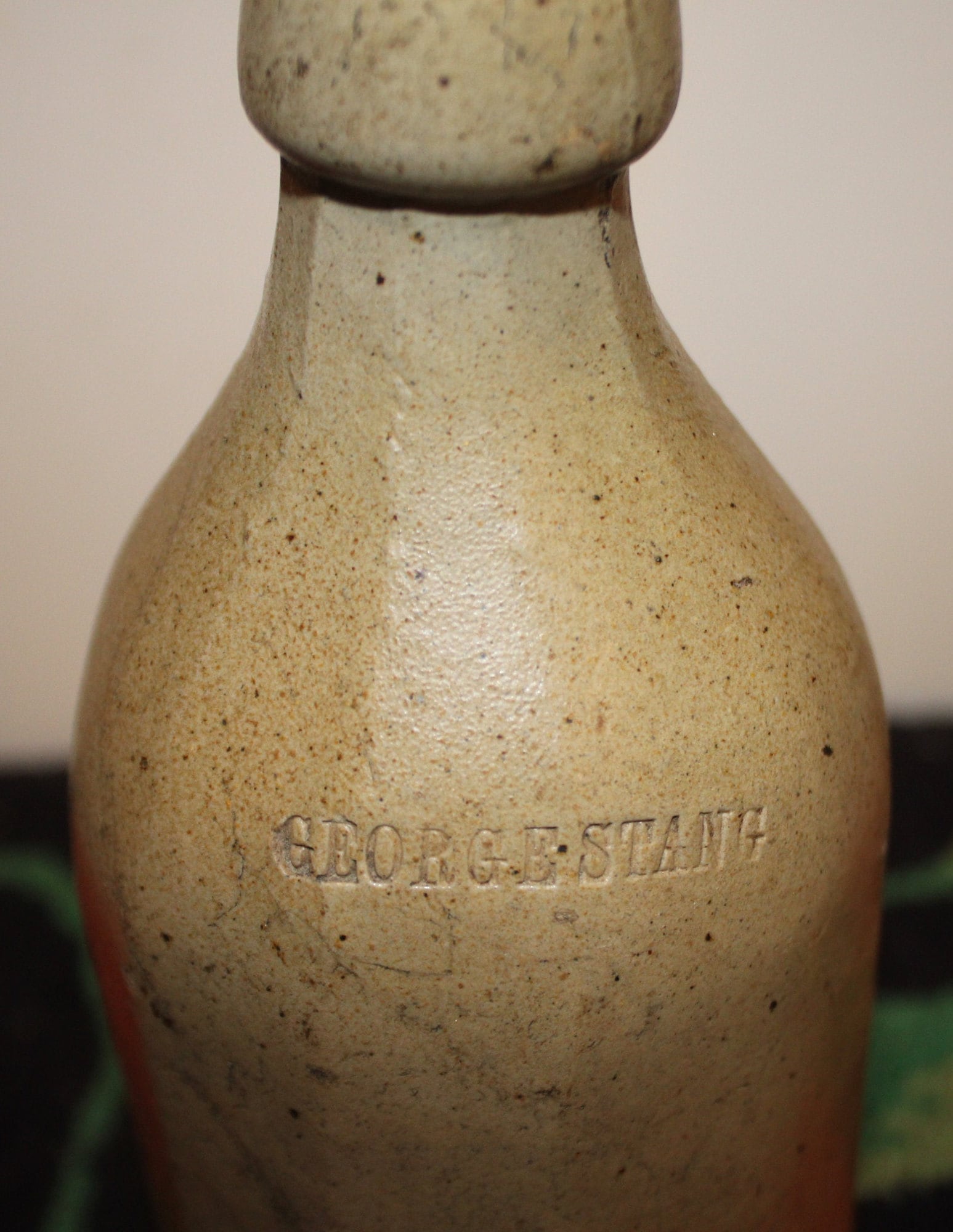 George Stang 12-sided Pottery Beer Bottle Ohio 19th Century - Etsy