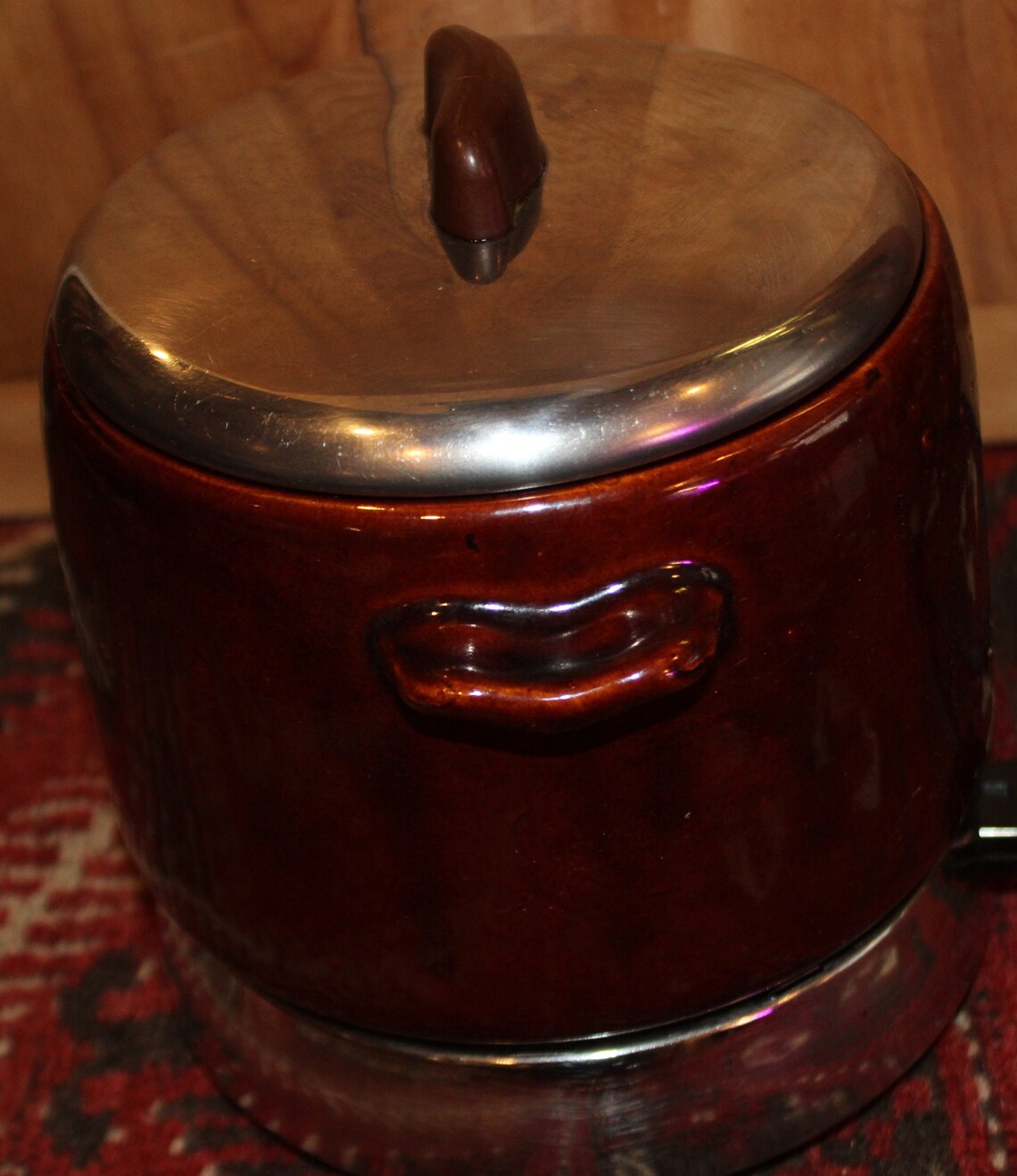 Vintage West Bend Electric Bean Pot Crock With Heated Base 6 Qt. Slow ...