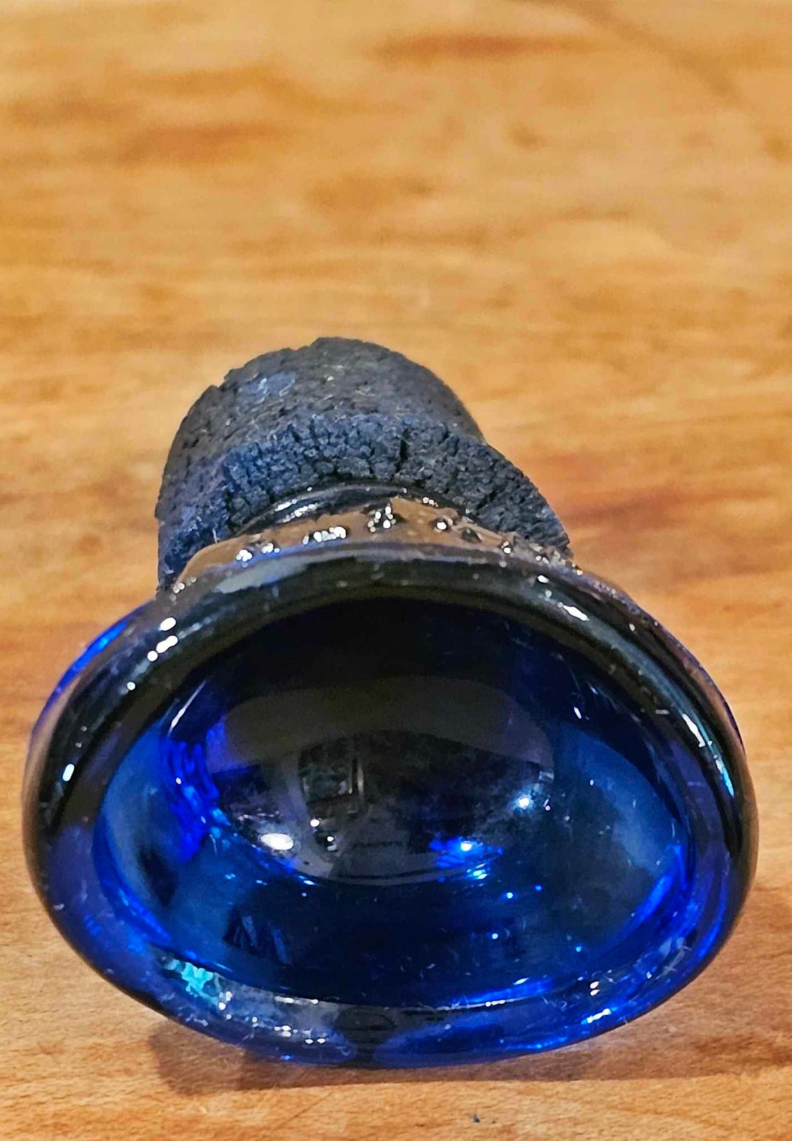 Great Cobalt Blue Glass Eye Wash Stopper - Etsy