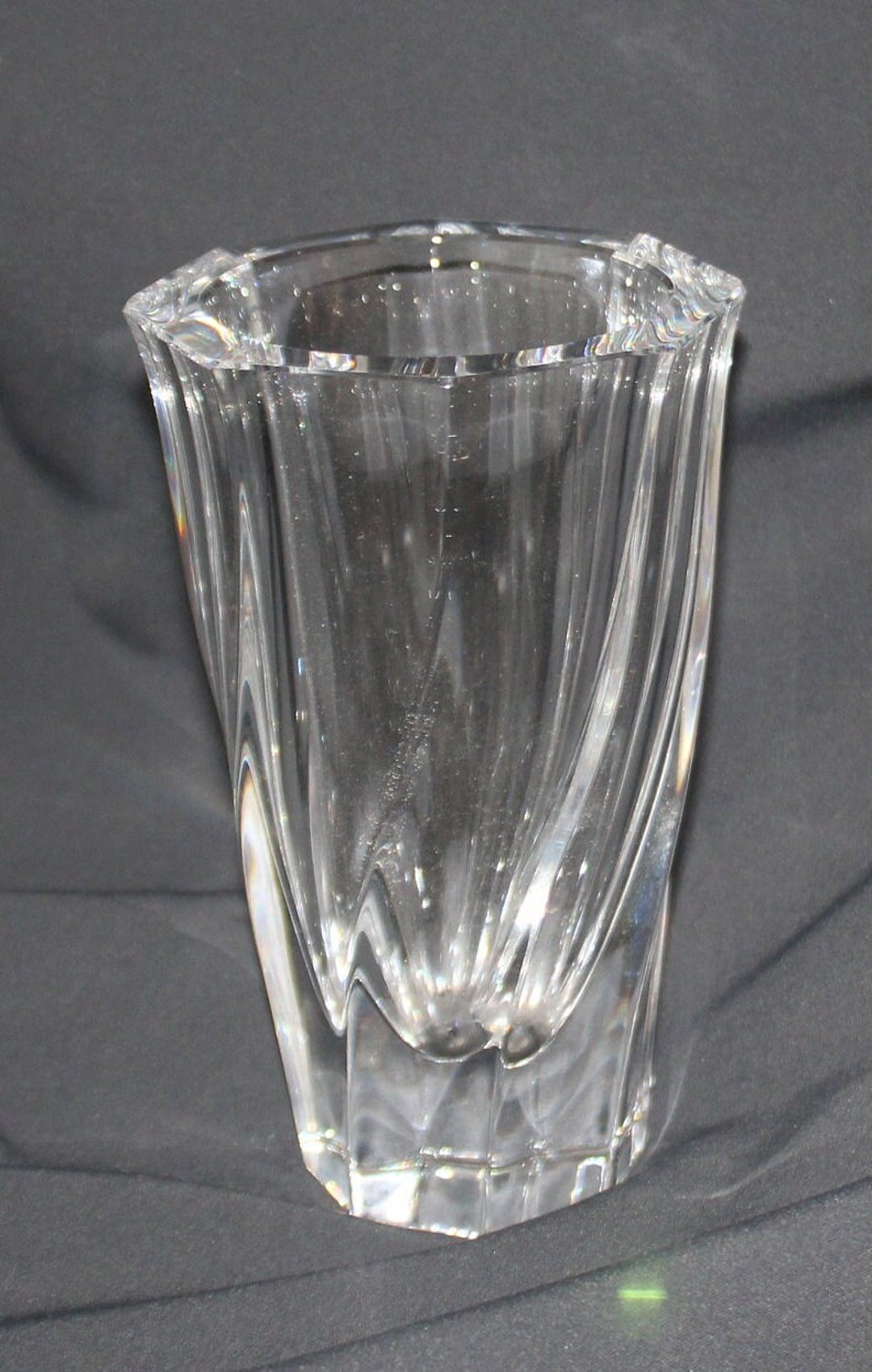 Wonderful HEAVY Orrefors Crystal Vase-signed - Etsy