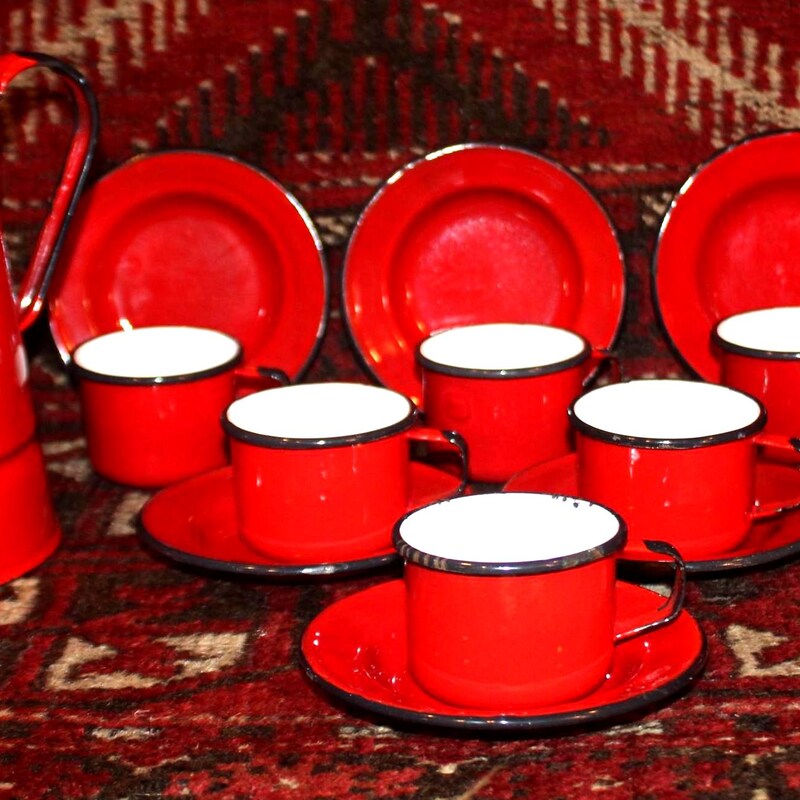 Enamelware Cups - Etsy