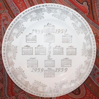 Vintage Stetson Gold Trim Red Flower Collectible Plate - Etsy