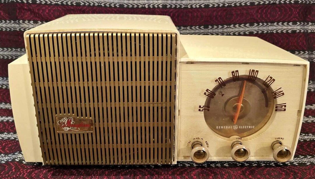 Very Cool General Electric Musaphonic Model 432 Tube Radio- Retro/the ...