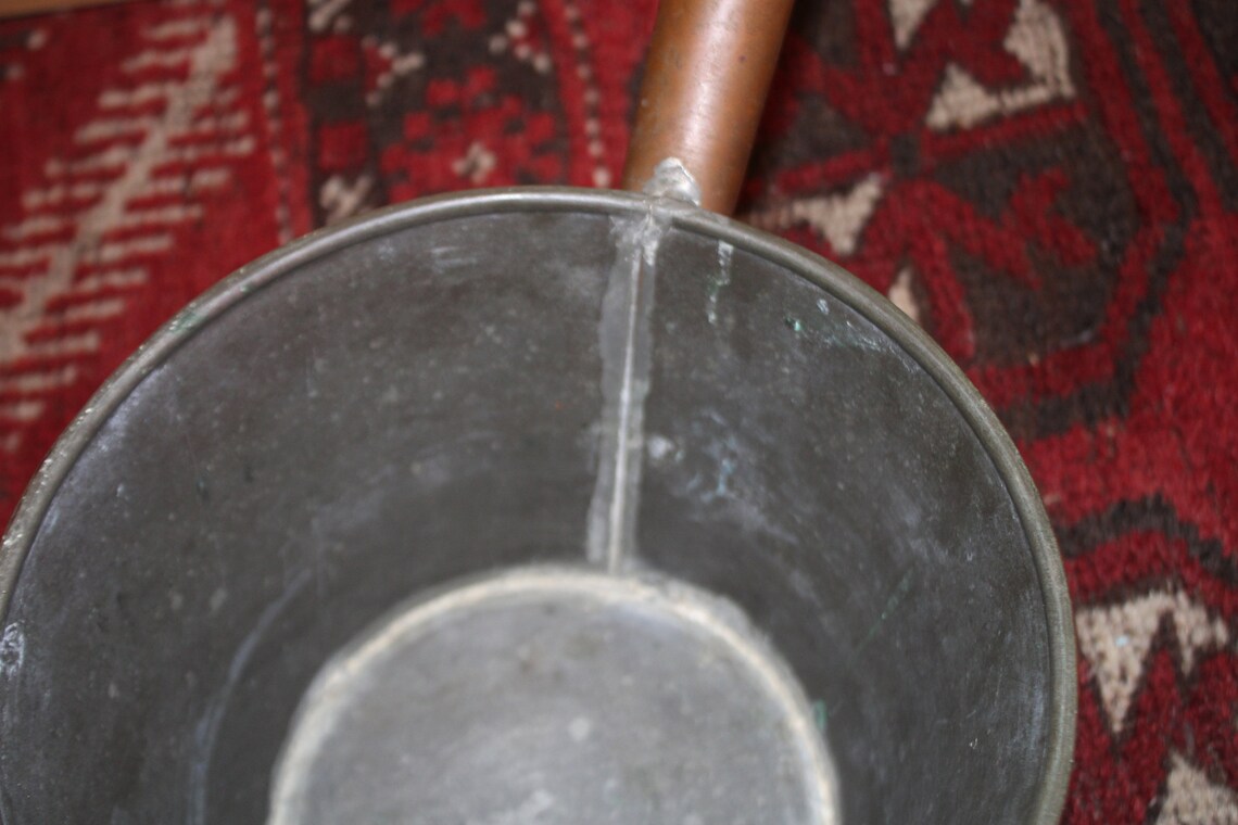 Wonderful Antique 19th Century Copper and Tin-lined Dipper/ladle/scoop ...