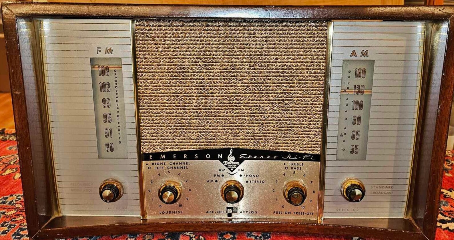 Great Emerson Stereo Model 908 Hi-fi AM/FM Receiver With Stereo ...