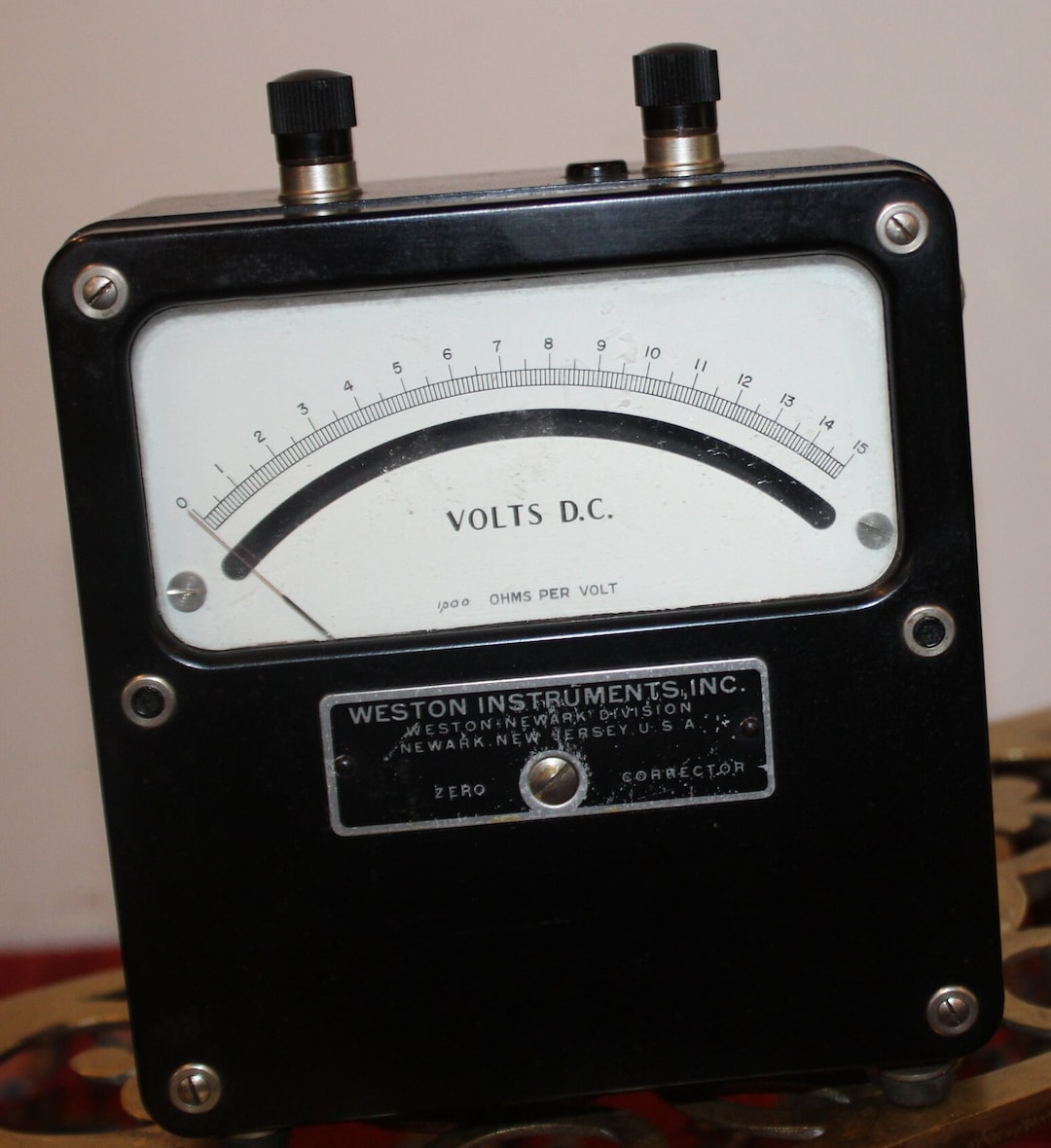 Vintage Weston Instruments Model 931 No. 99359 Voltmeter- Circa 1970 ...