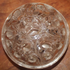 Beautiful Antique Glass Flower Frog With 19 Holes-farmhouse/country ...