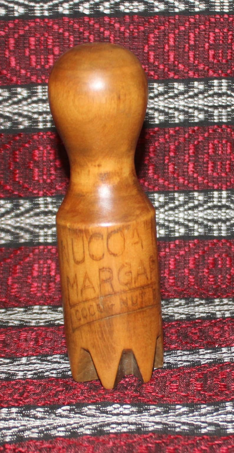 Antique Wooden "nucoa Nut Margarine Coco-nut Brand" Butter Marker ...