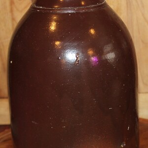 Wonderful Antique 19th Century Salt Glazed Slipware Stoneware Preserve ...