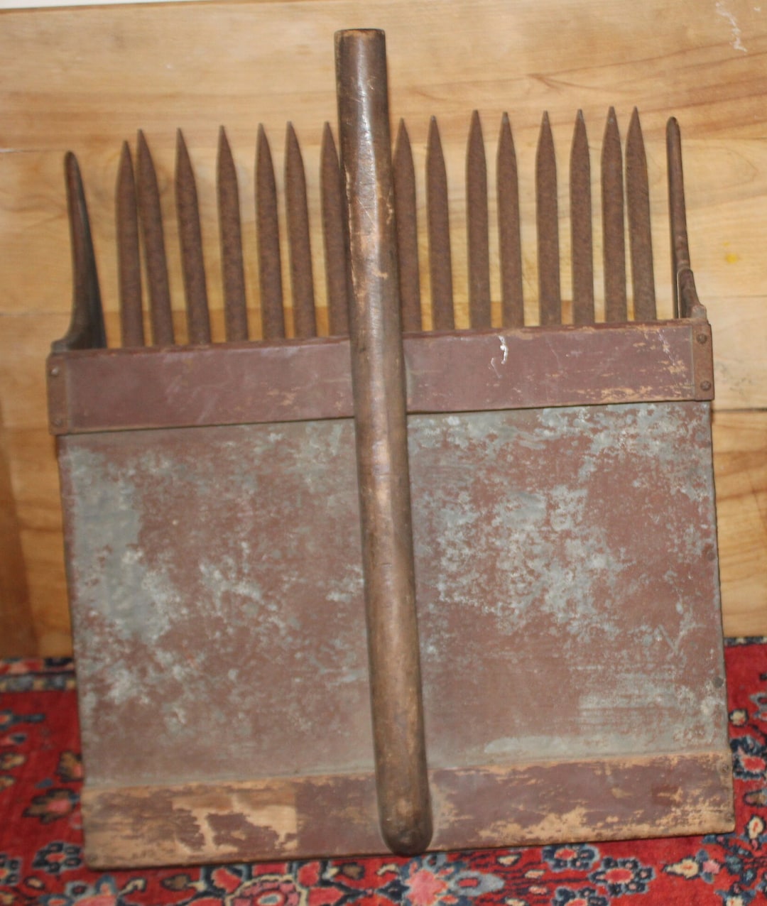 Very Nice Antique Wood and Metal Cape Cod Cranberry Rake/scoop With ...