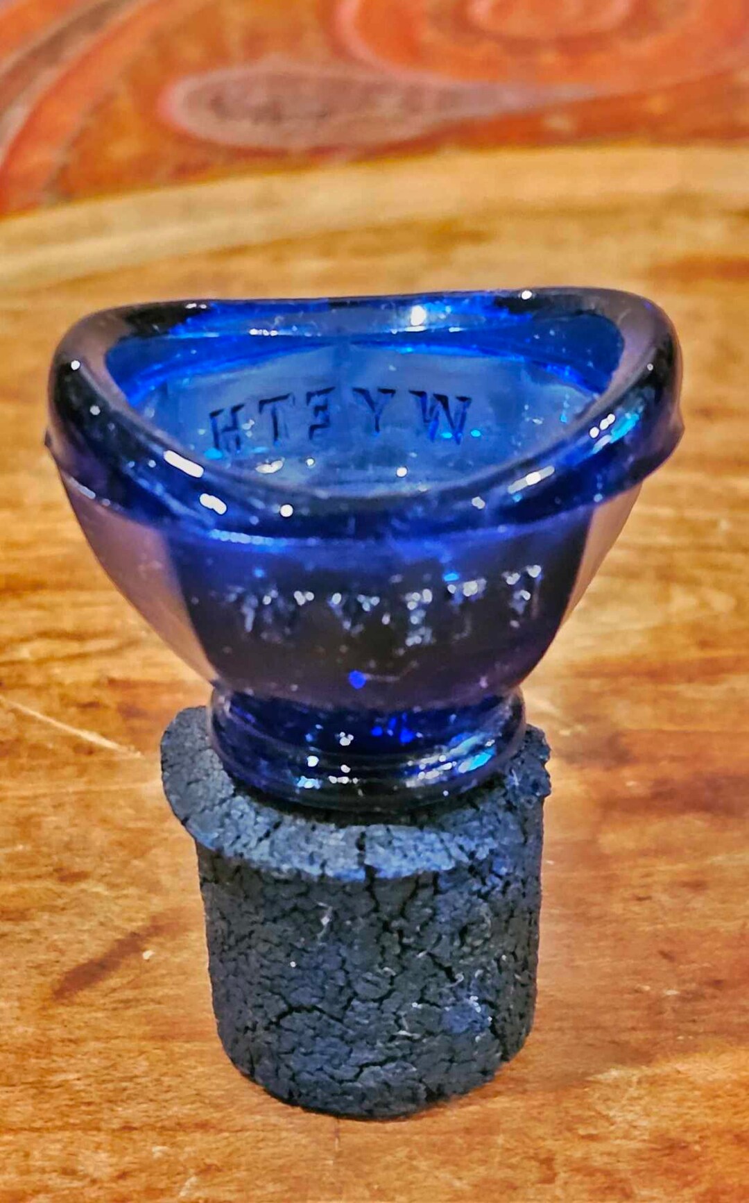 Great Cobalt Blue Glass Eye Wash Stopper - Etsy