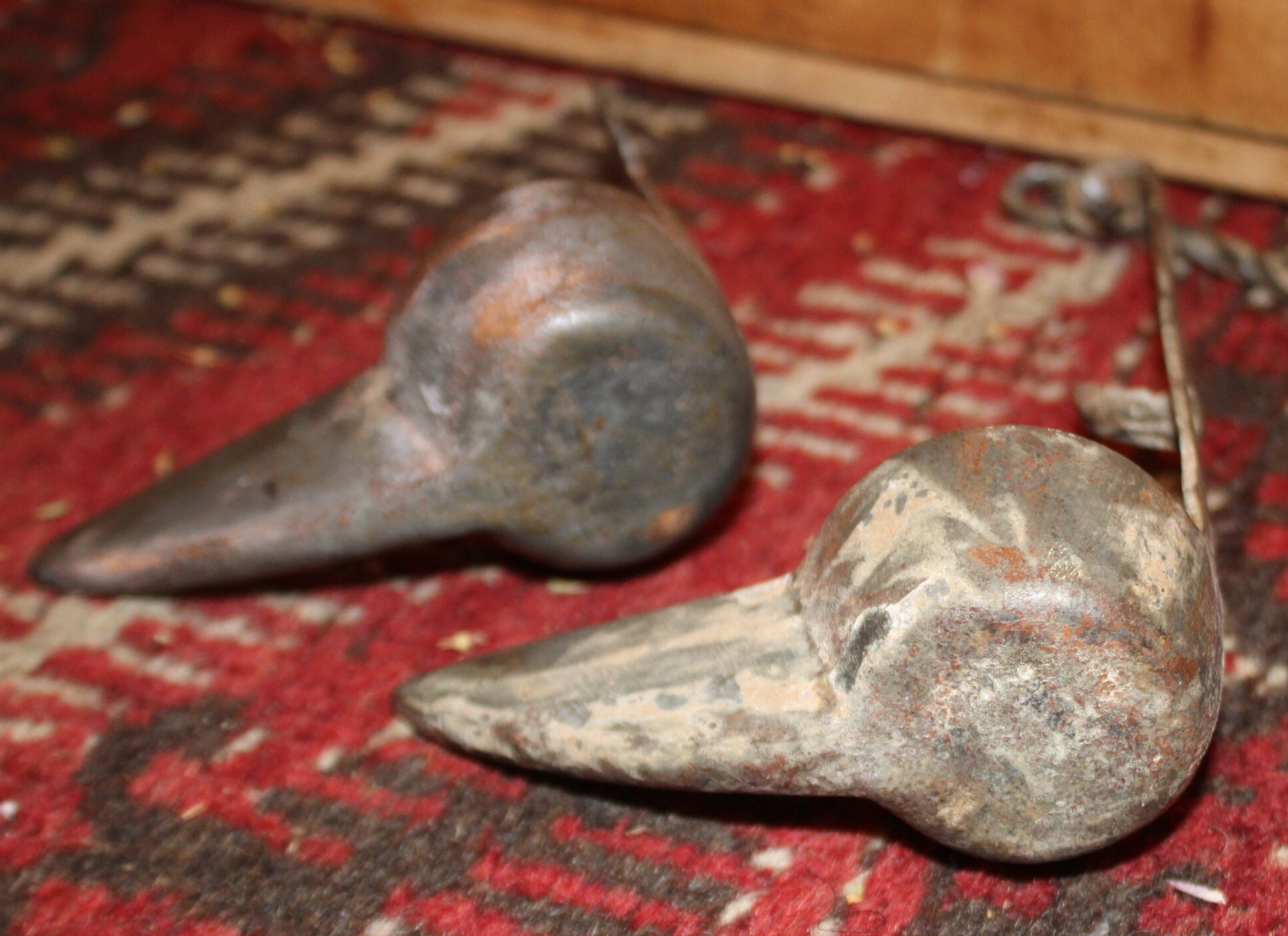 Wonderful 19th Century Hand Forged Double Iron Betty Lamp Early ...