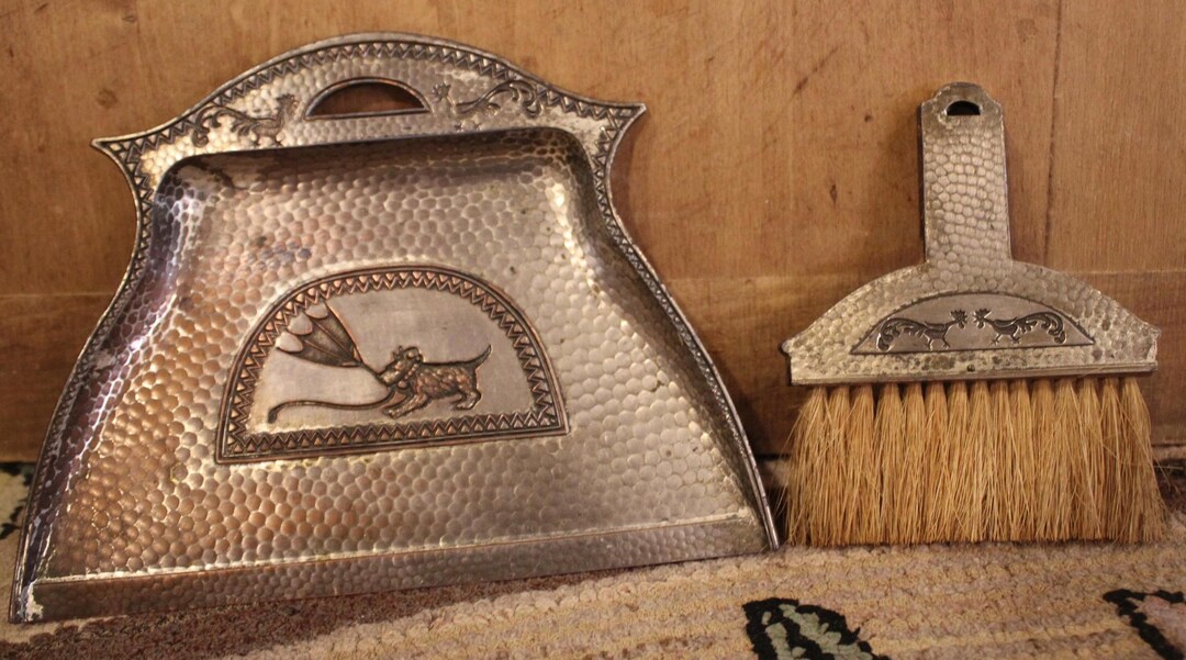 Fantastic Silver Plated Table Butler With a Scotty Terrier and Chickens ...