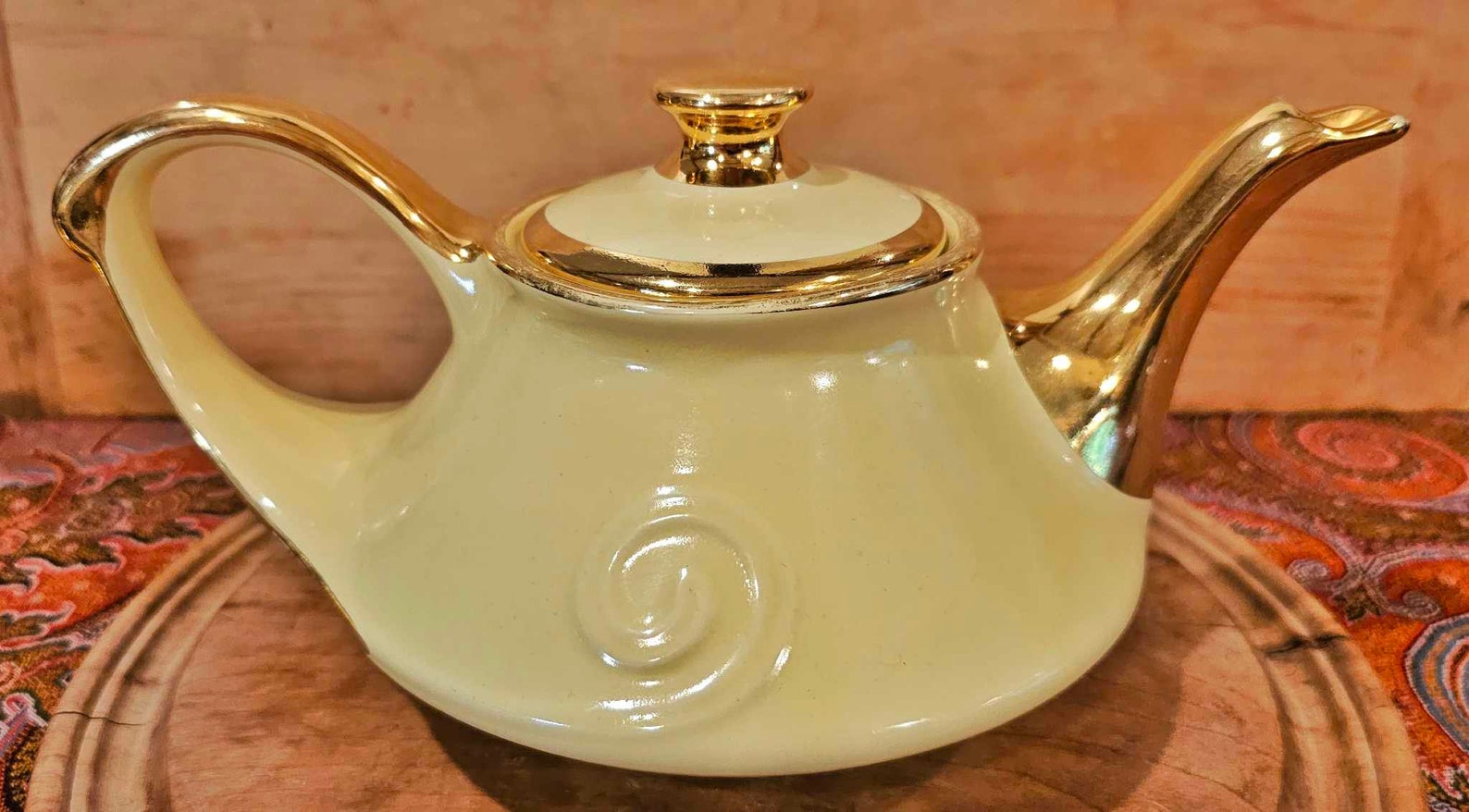 Vintage 1940's Pearl China Company Teapot With Sugar and Creamer- 22k ...