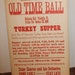A Wonderful Vintage old Time Ball Broadside - Etsy