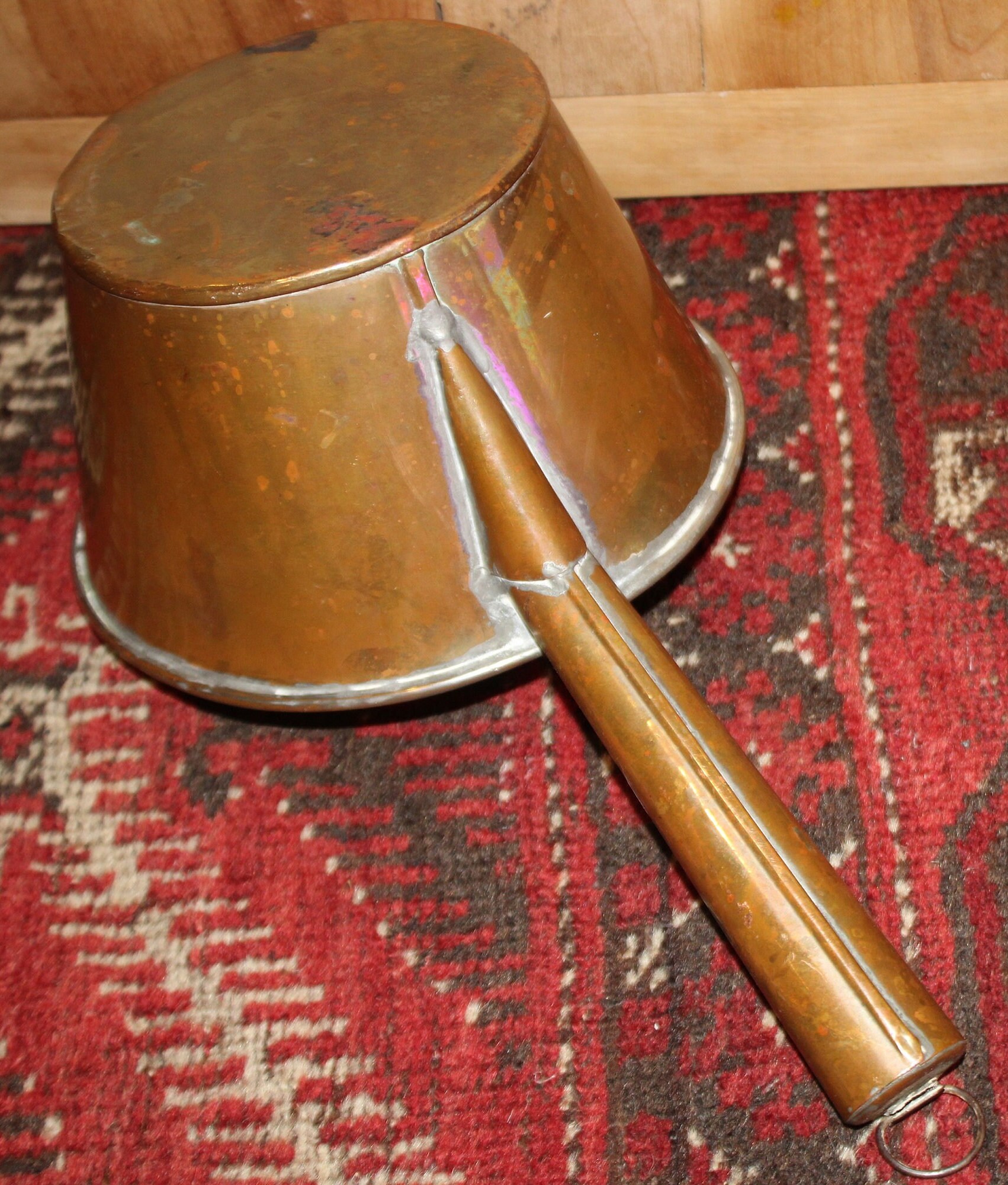 Wonderful Antique 19th Century Copper and Tin-lined Dipper/ladle/scoop ...