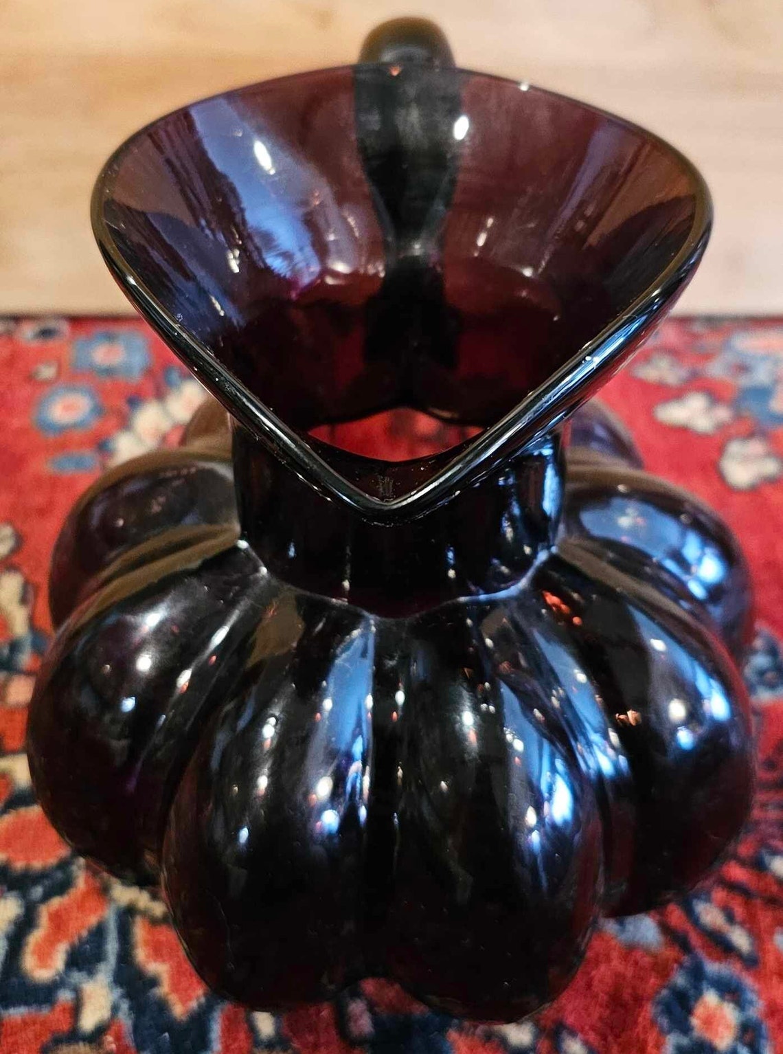 Gorgeous Midcentury Clevenger Brothers Glass Works Amethyst Pitcher ...