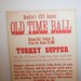 A Wonderful Vintage old Time Ball Broadside - Etsy