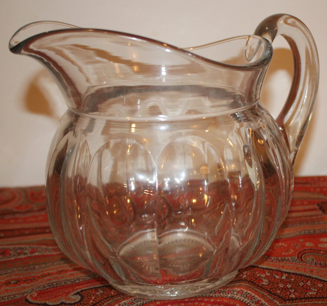 Heisey Colonial Pattern Crystal Clear Pitcher From the 1930's-1.5 ...