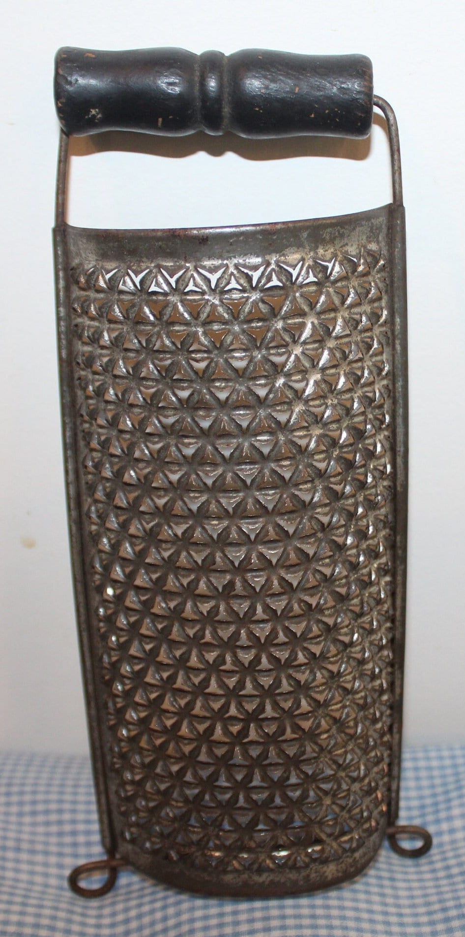 Super Cute Antique Tin Wood-handled Curved Grater - Etsy