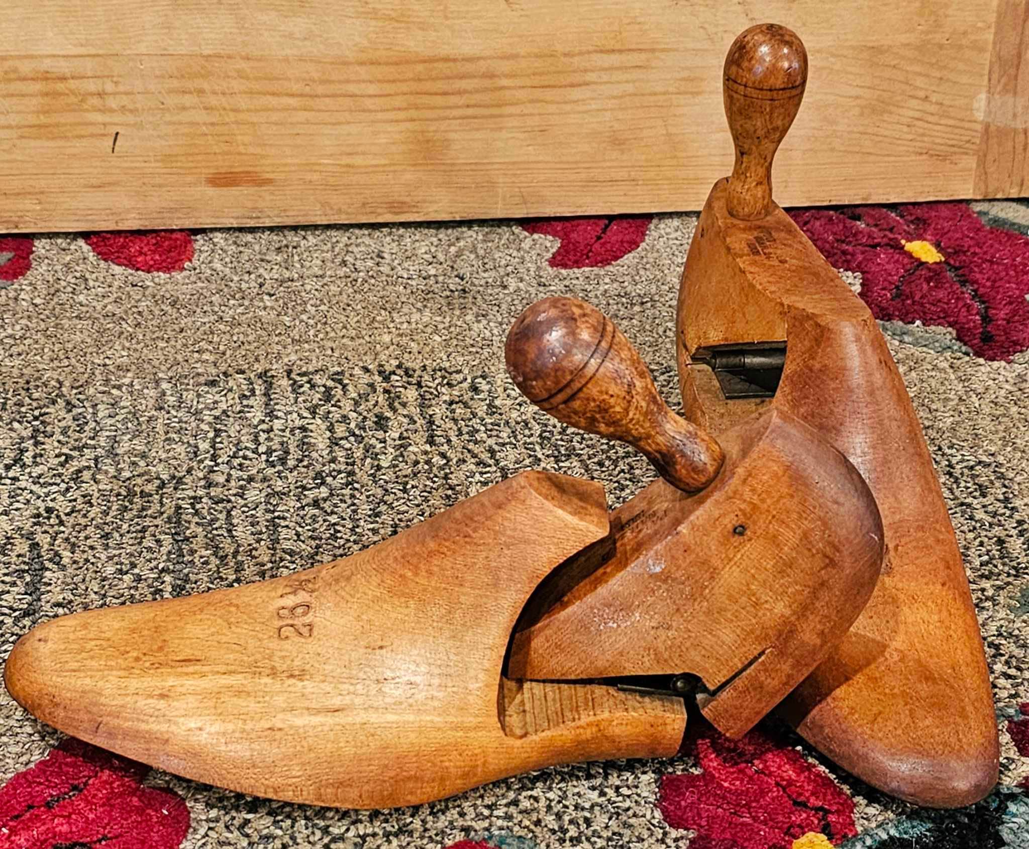 Great Vintage Maple Shoe Forms/molds/lasts French Country/farm House ...